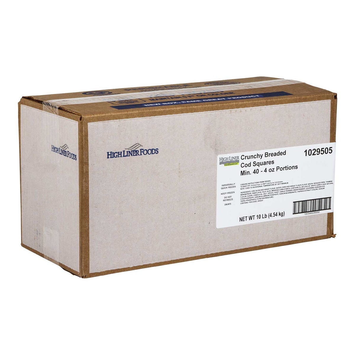 Fishery Square Breaded Raw Cod Portion - 4 Ounce, 10 Pound. – Food ...