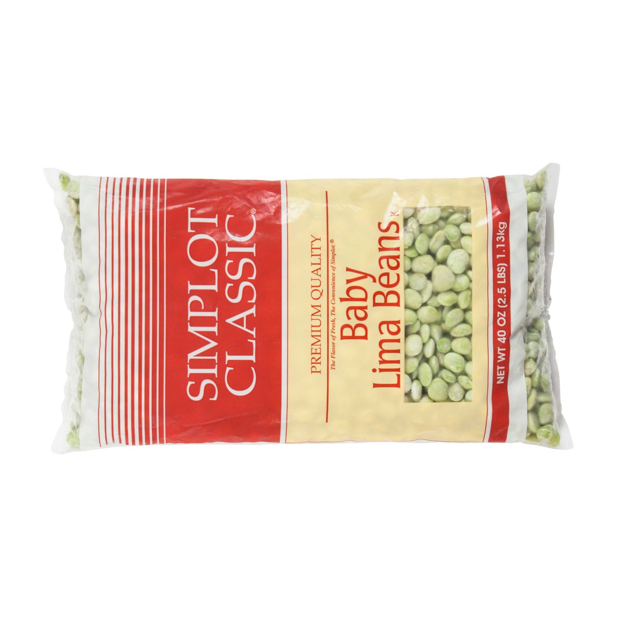 Simplot Baby Lima Beans - 40 oz. package, 12 packages per case – Food ...