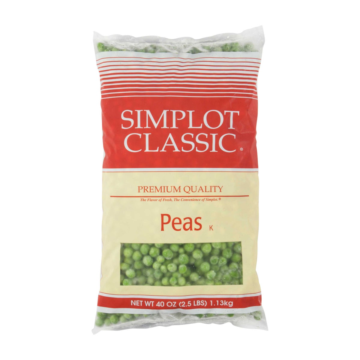 Simplot Peas - 40 oz. package, 12 packages per case – Food Service Rewards