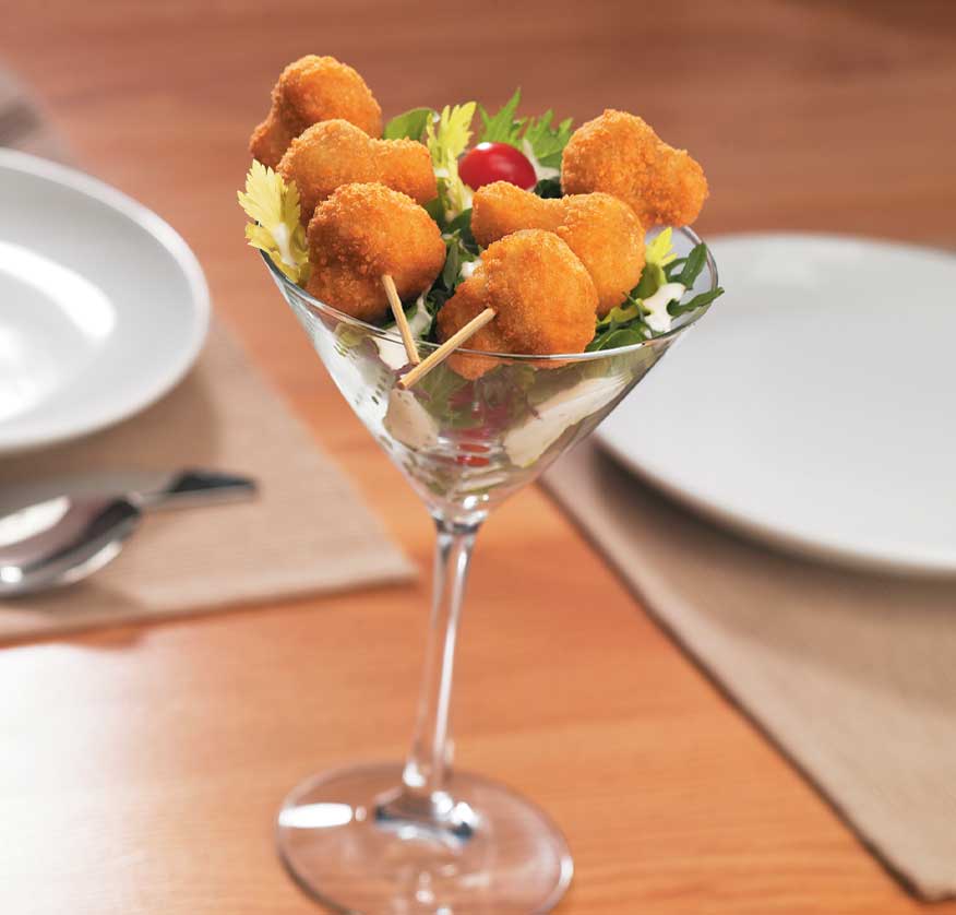 McCain Anchor Breaded Butter Mushroom - Appetizer, 2.5 Pound -- 6 per ...