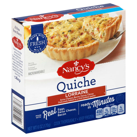 Nancys Quiche Lorraine, 6 Ounce -- 12 per case. – Food Service Rewards