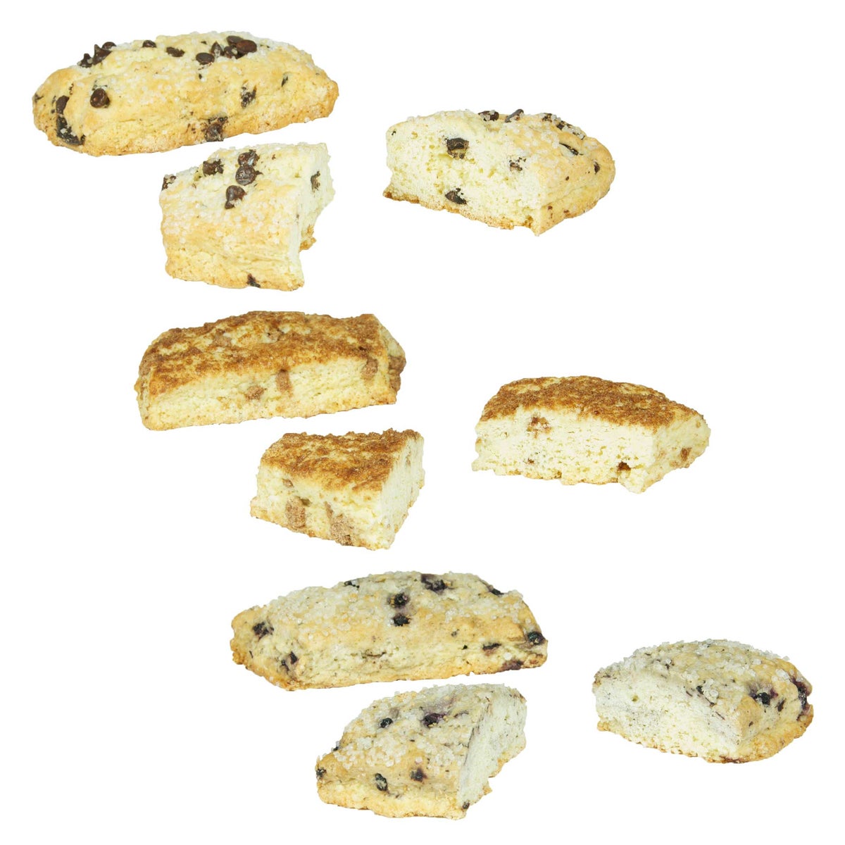Sweet Street Thaw and Serve Artisan Scone - Variety Pack, 3.5 Ounce ...