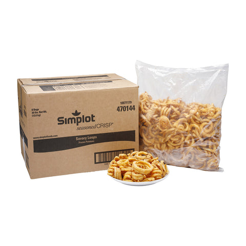 Simplot SeasonedCrisp Savory Loops French Fry, 5 Pound -- 6 per case ...