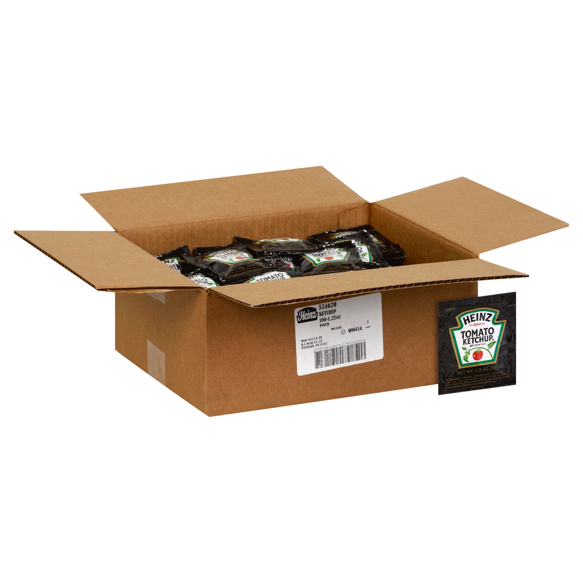 Ketchup Single Serve Premium Black Sachet Pouch 534620 – Food Service ...