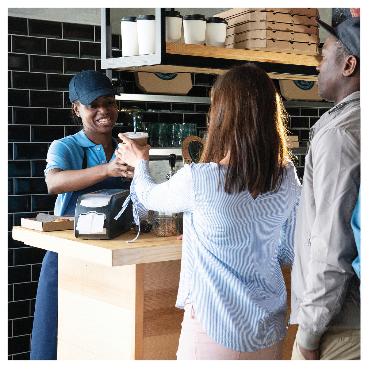 Dispenser Xpressnap Fit Counter Black – Food Service Rewards