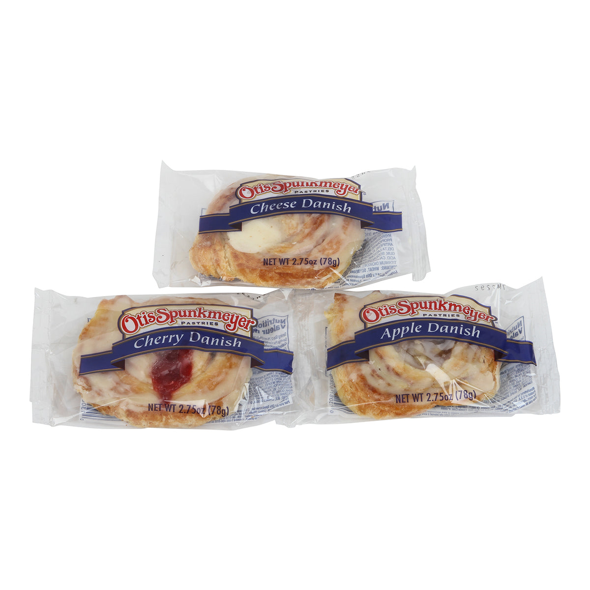 Danish Variety Pack Apple/cherry/cheese Tray Pack Iw – Food Service Rewards