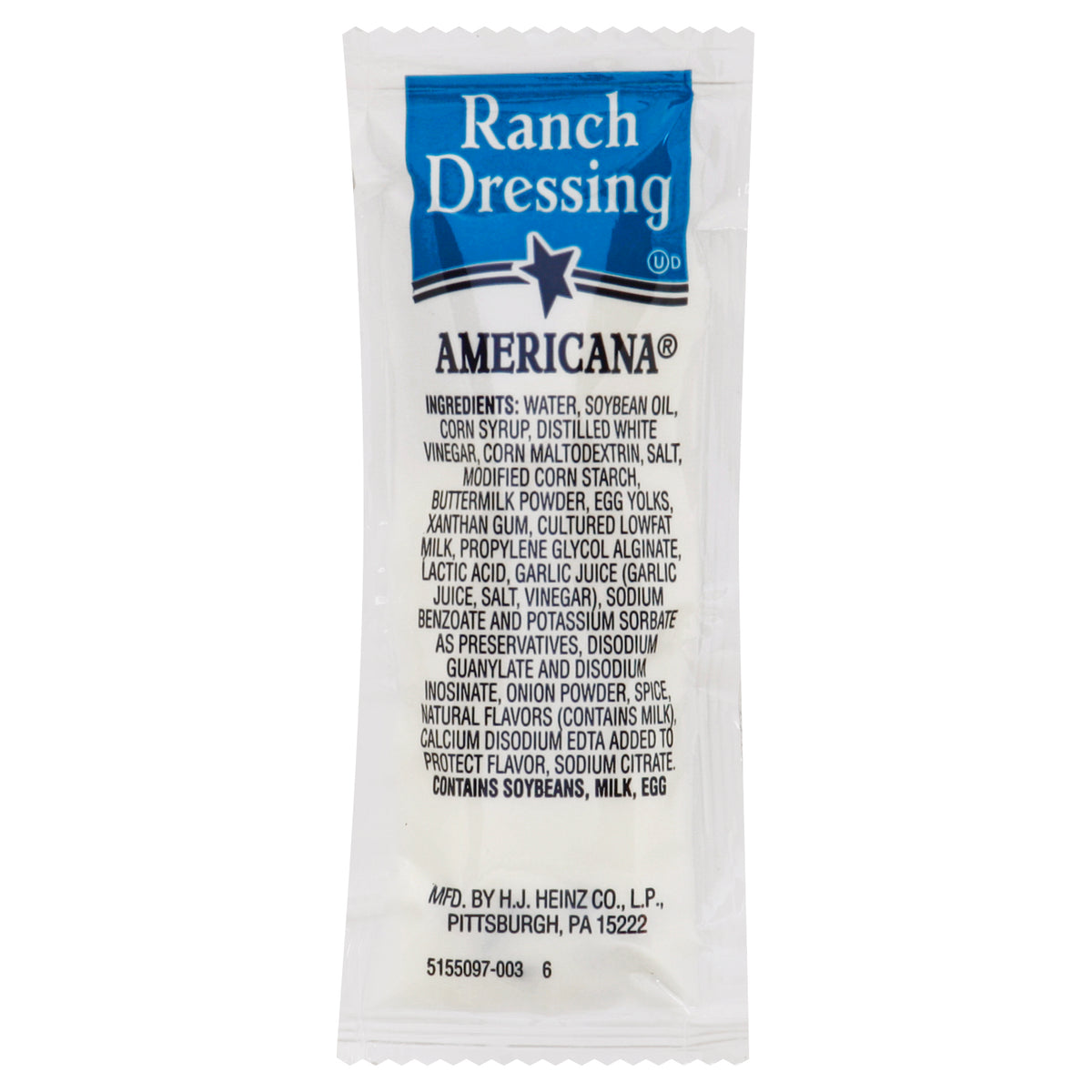 Dressing Ranch Buttermilk Single Serve Packet 7622810/78000846 – Food ...