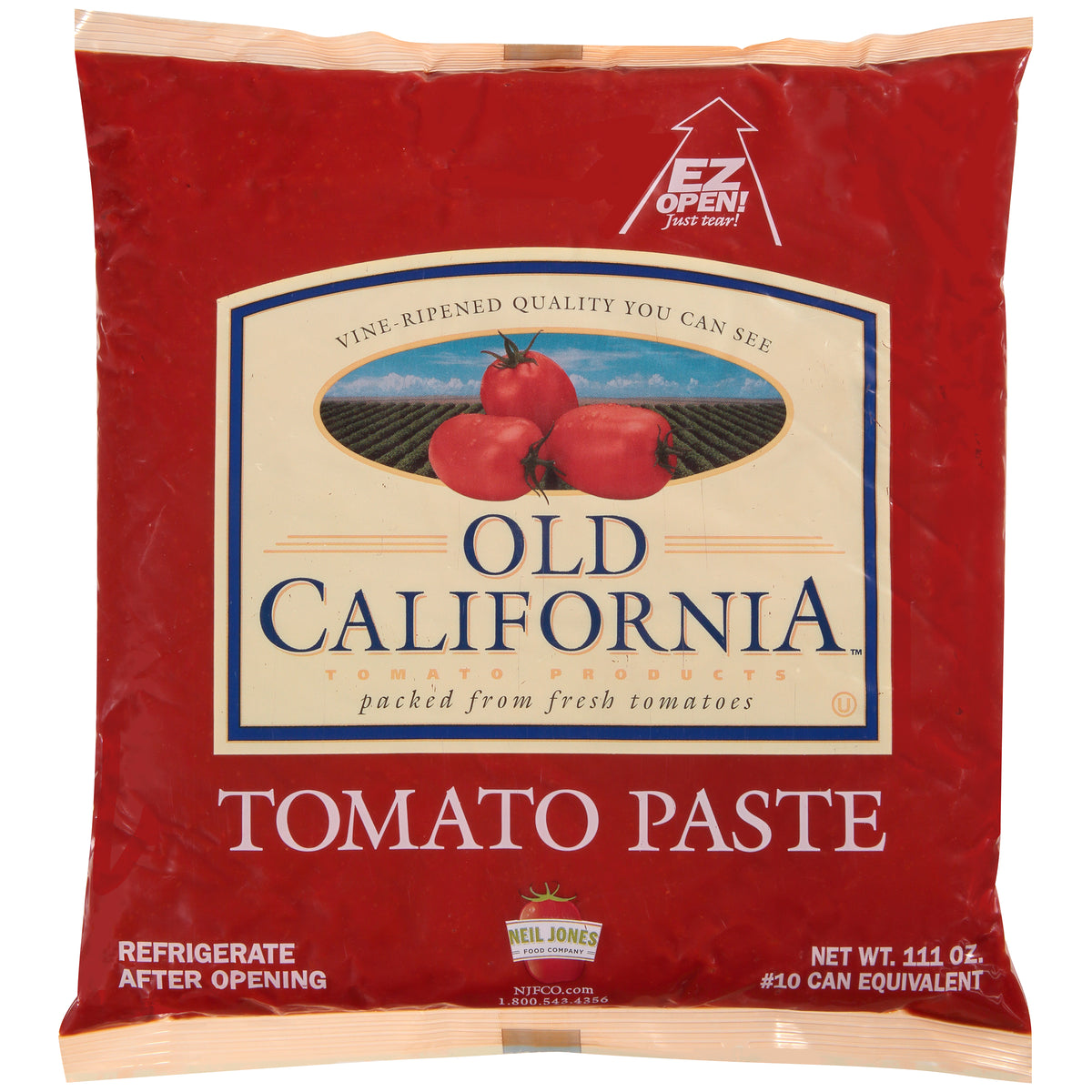 Old California ® Fancy Tomato Paste, 111 oz. – Food Service Rewards