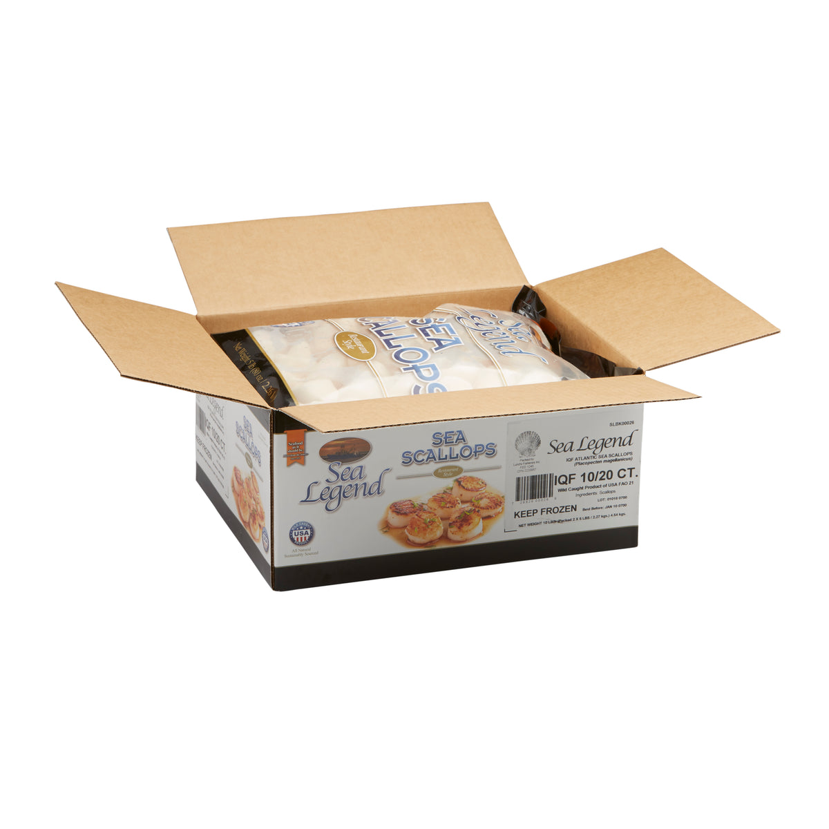 Sea Legend SCALLOP SEA USA NATURAL 10/20 – Food Service Rewards